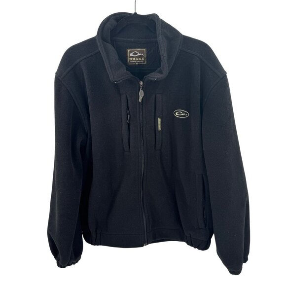 Drake | Jackets & Coats | Drake Waterfowl Systems Black Fleece Coat ...